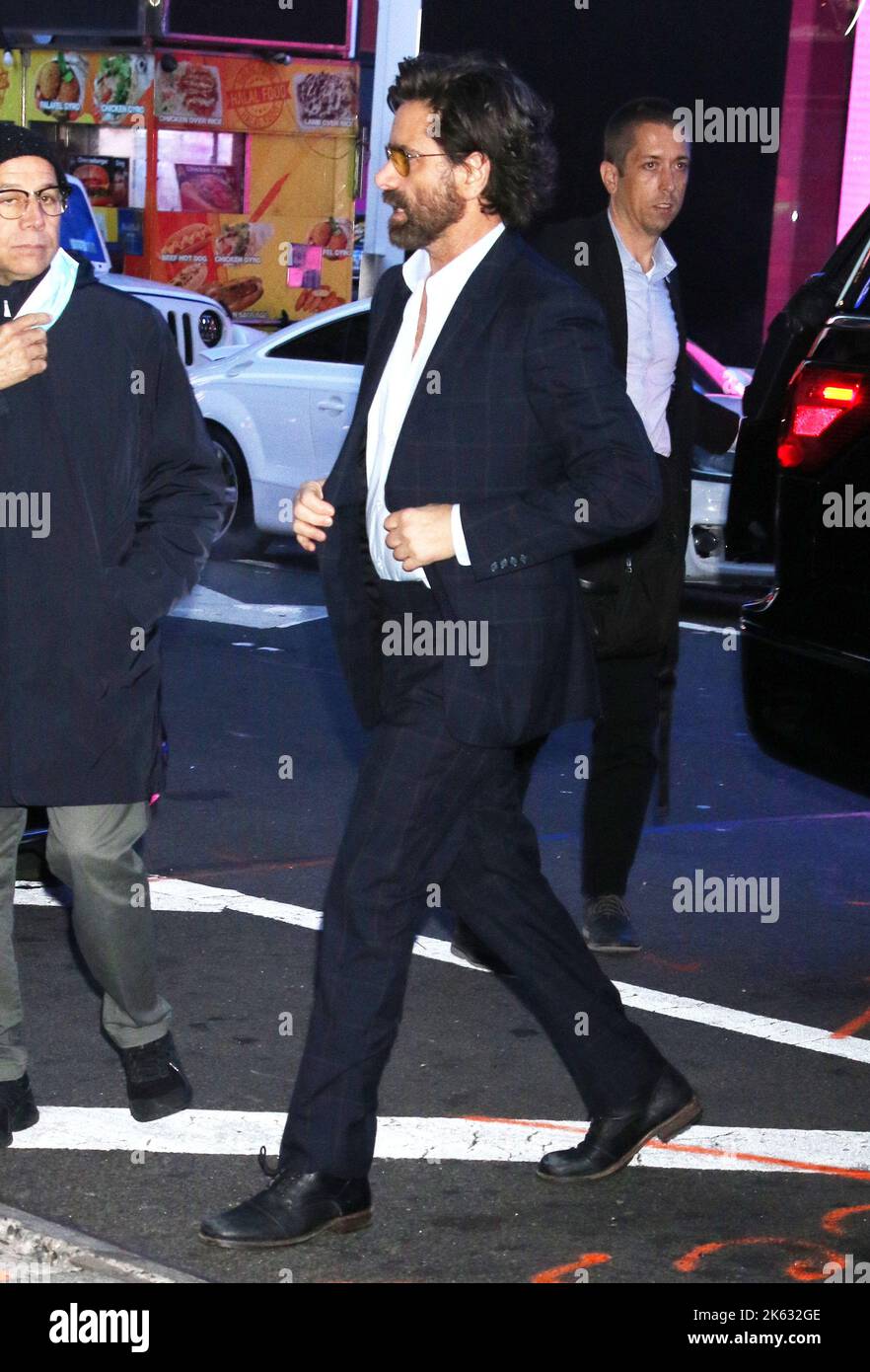 New York, NY, USA. 11th Oct, 2022. John Stamos at Good Morning America ...