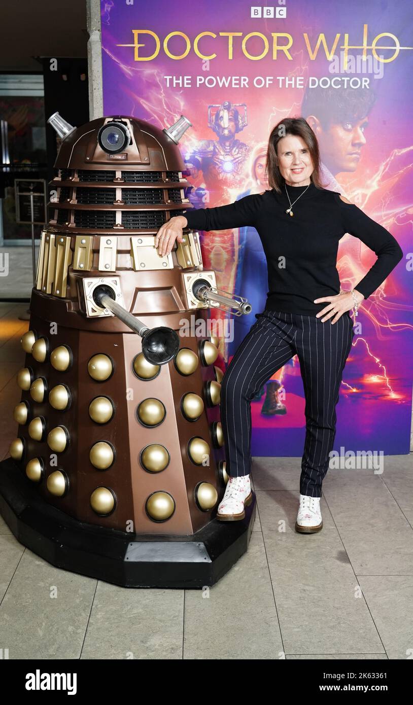 Sophie Aldred attends the World premiere of Doctor Who at the Curzon ...