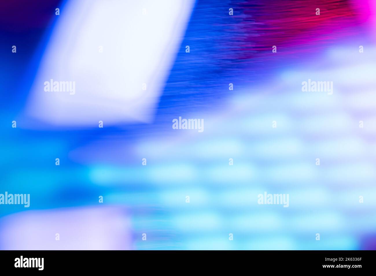 blur led light fluorescent background blue white Stock Photo - Alamy