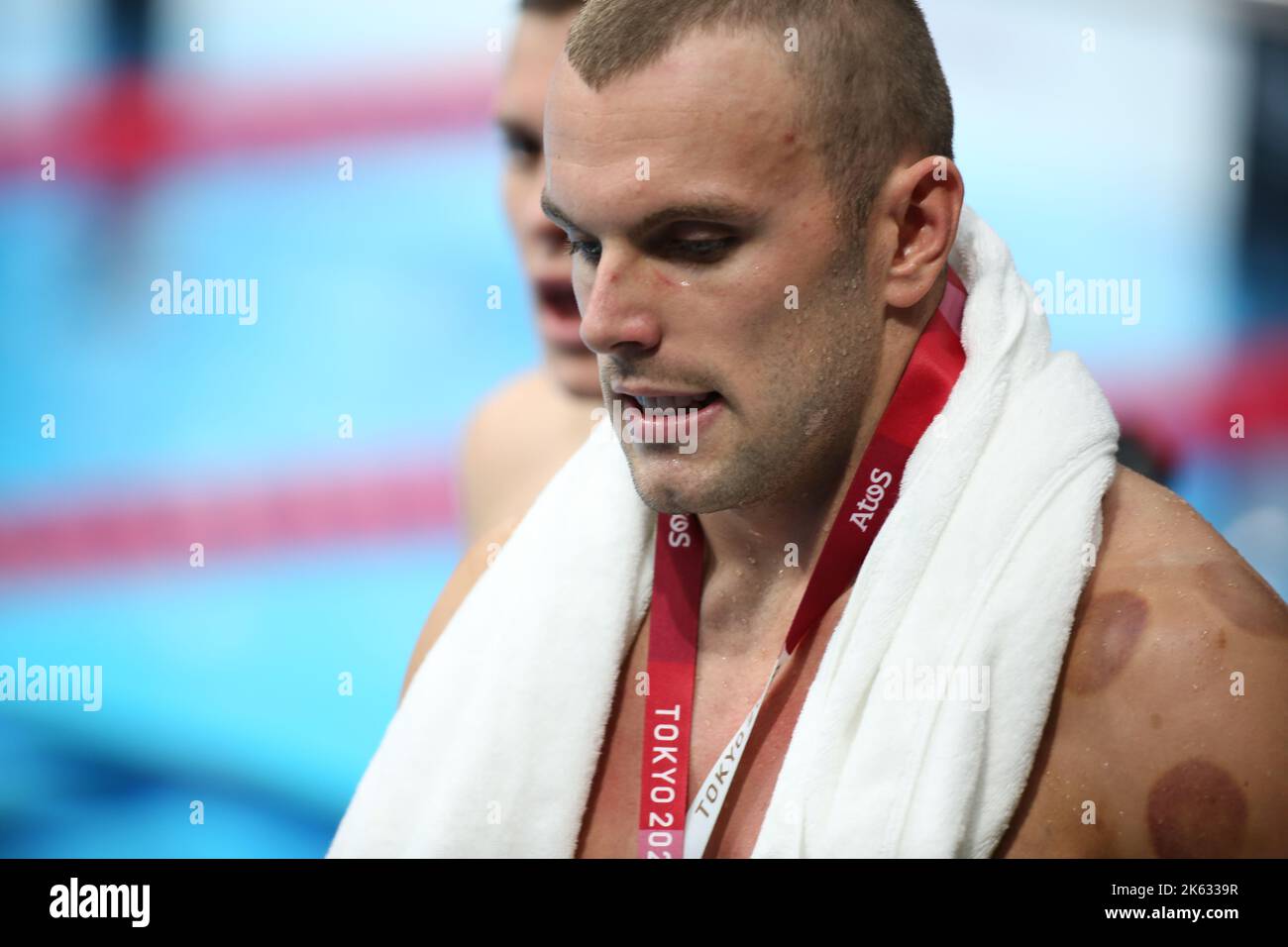 AUGUST 1st, 2021 - TOKYO, JAPAN: Kyle CHALMERS of Australia reacts to ...