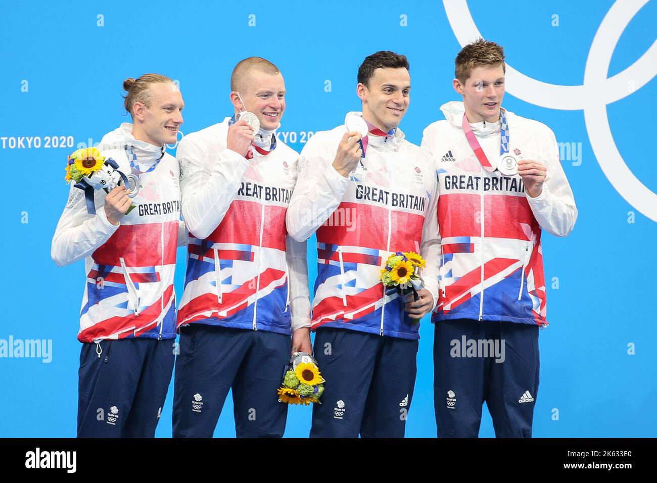 AUGUST 1st, 2021 - TOKYO, JAPAN: Luke GREENBANK, Adam PEATY, James GUY ...