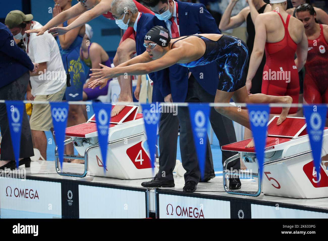 AUGUST 1st, 2021 - TOKYO, JAPAN: Torri HUSKE of USA swims the 100m ...