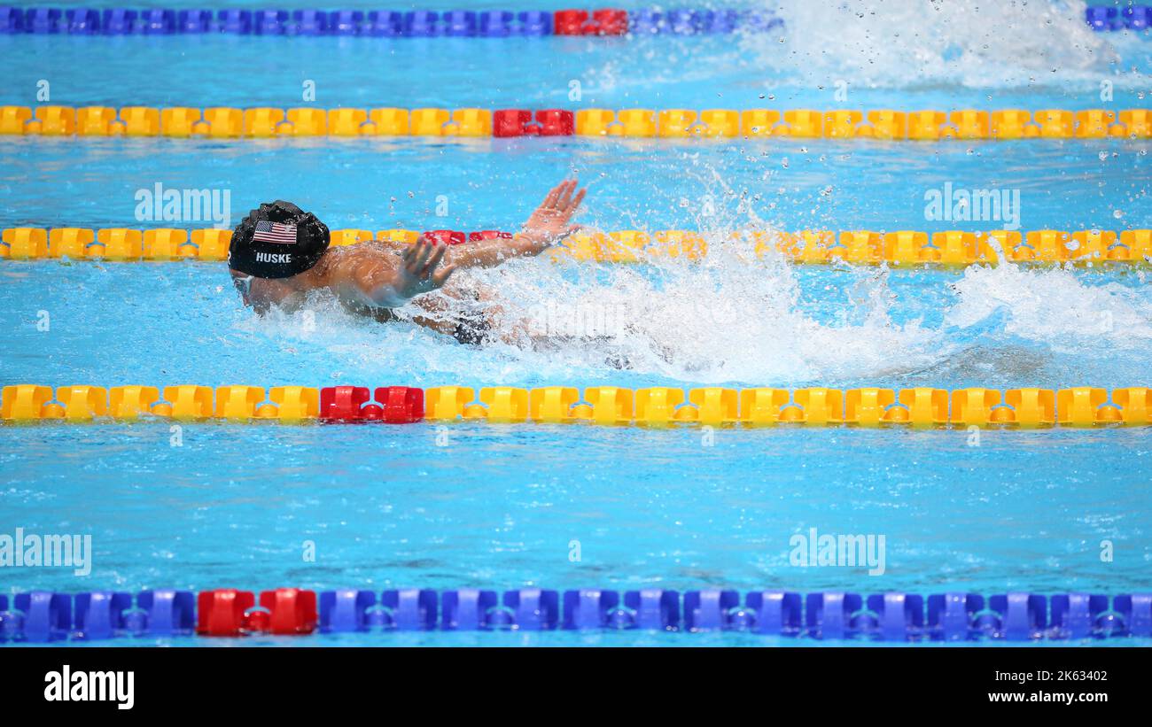AUGUST 1st, 2021 - TOKYO, JAPAN: Torri HUSKE of USA swims the 100m ...