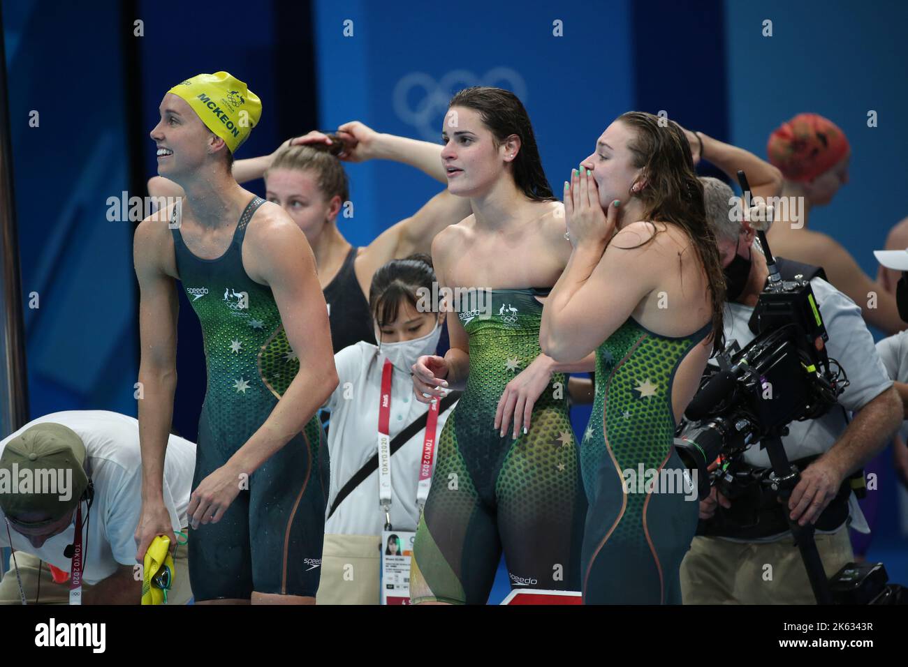 AUGUST 1st, 2021 - TOKYO, JAPAN: Cate CAMPBELL, Emma McKEON, Kaylee ...