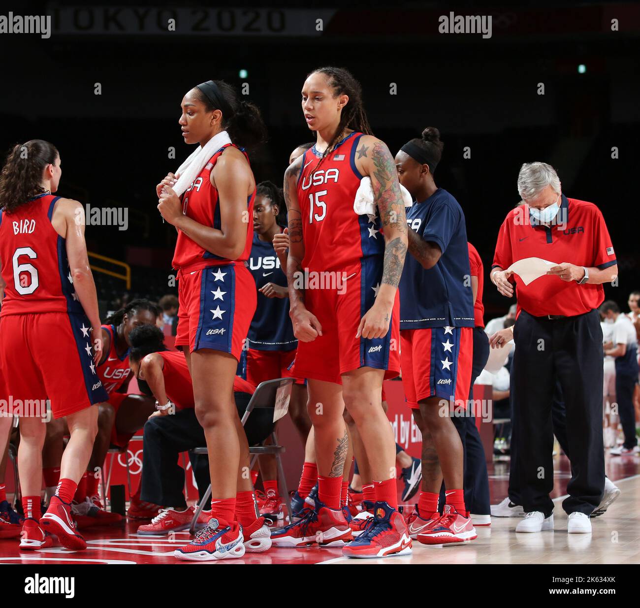 July 25th 2021 Saitaman Japan Brittney Griner 15 Of United States
