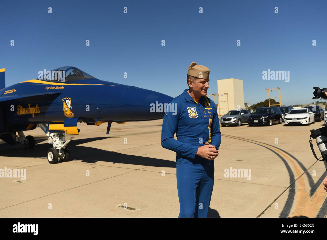 Captain Brian Kesselring, Commanding Officer, United States Navy Blue ...