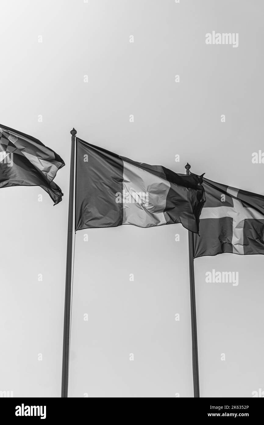 The national flag of France is a tricolour featuring three vertical ...