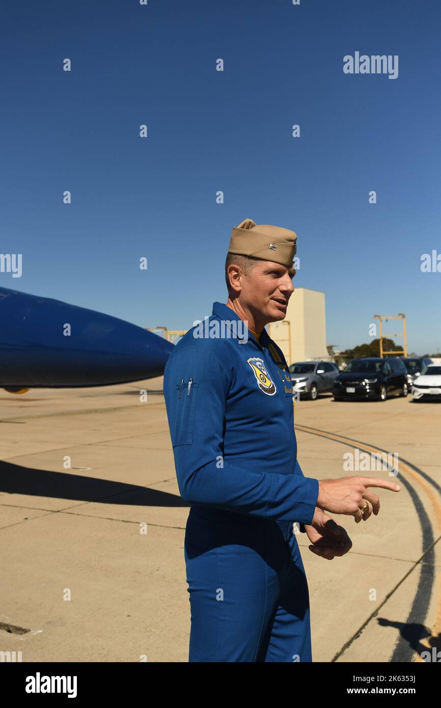 Captain Brian Kesselring, Commanding Officer, United States Navy Blue ...