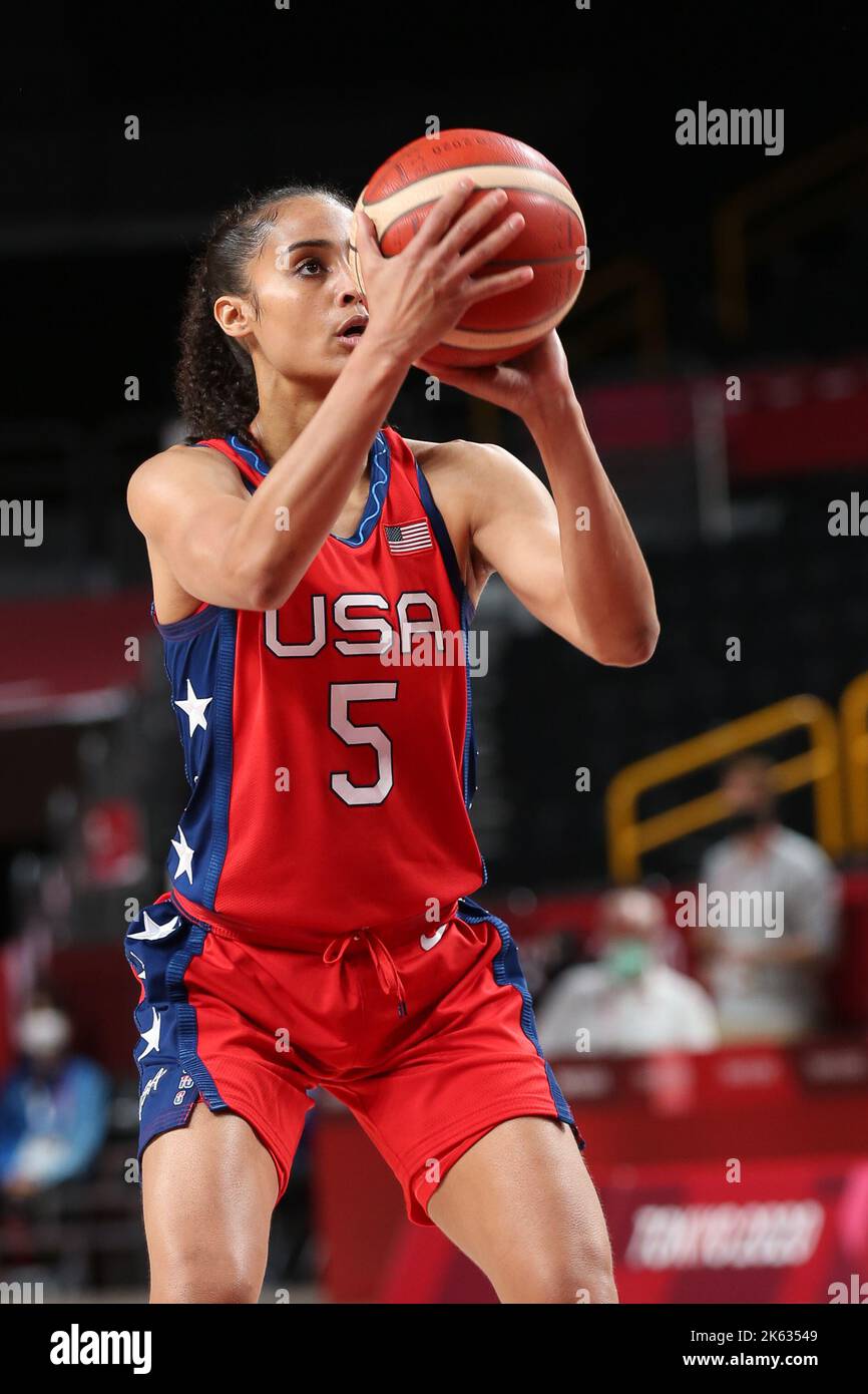 JULY 25th, 2021 - SAITAMAN, JAPAN: Skylar DIGGINS #5 of United States ...