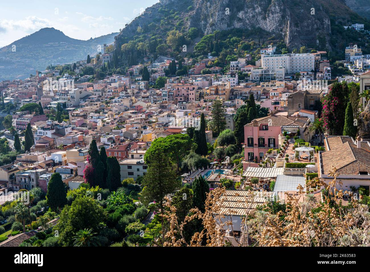 The historic center of taormina hi-res stock photography and images - Alamy