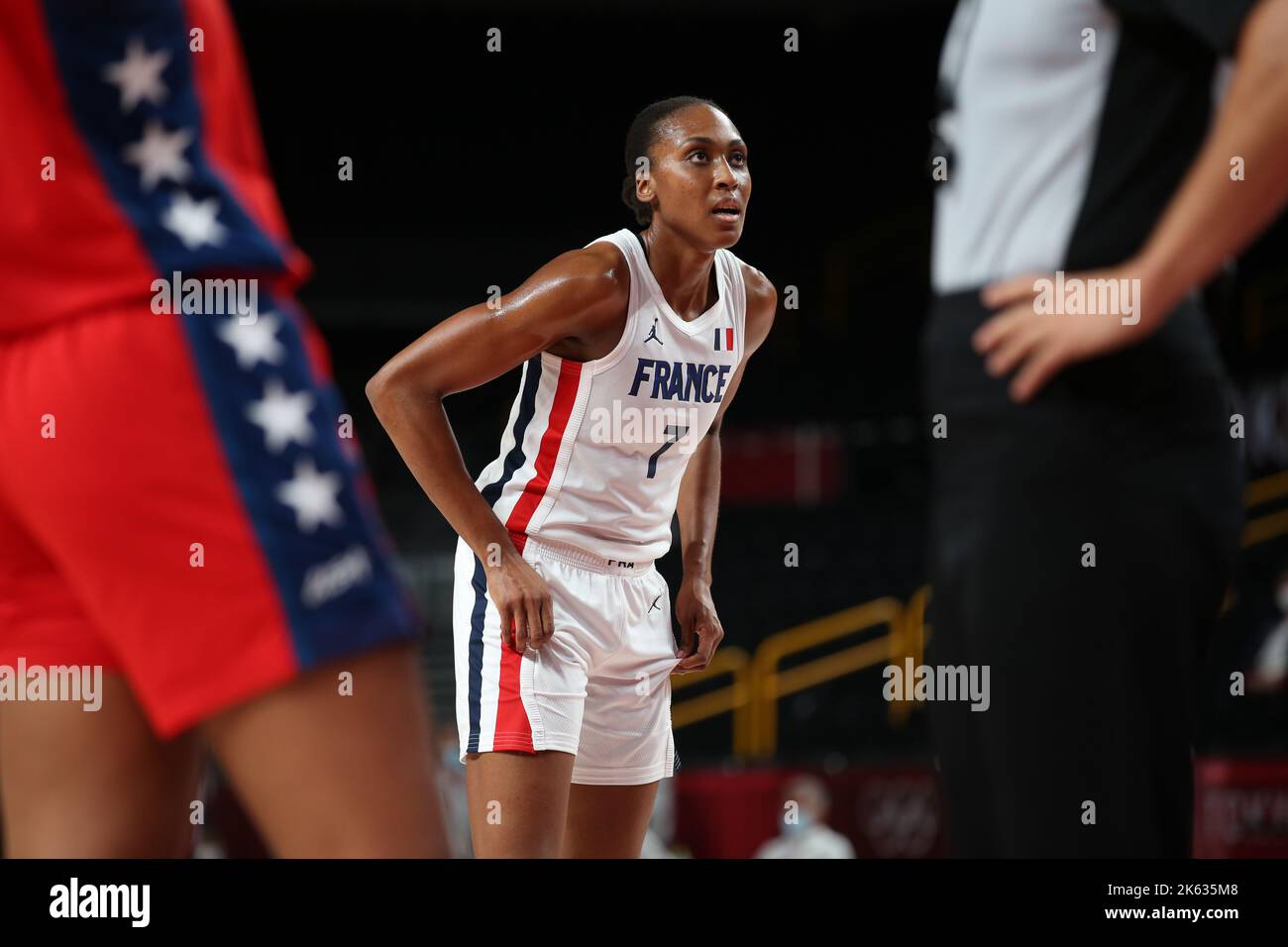 JULY 25th, 2021 - SAITAMAN, JAPAN: Sandrine GRUDA #7 of France in ...