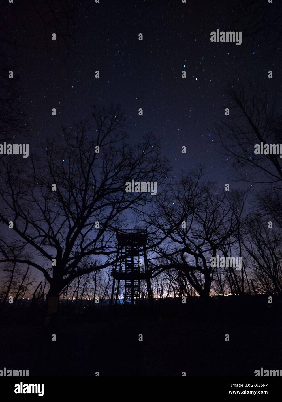 Blue Mound, Wisconsin, starry night sky in the winter Stock Photo - Alamy