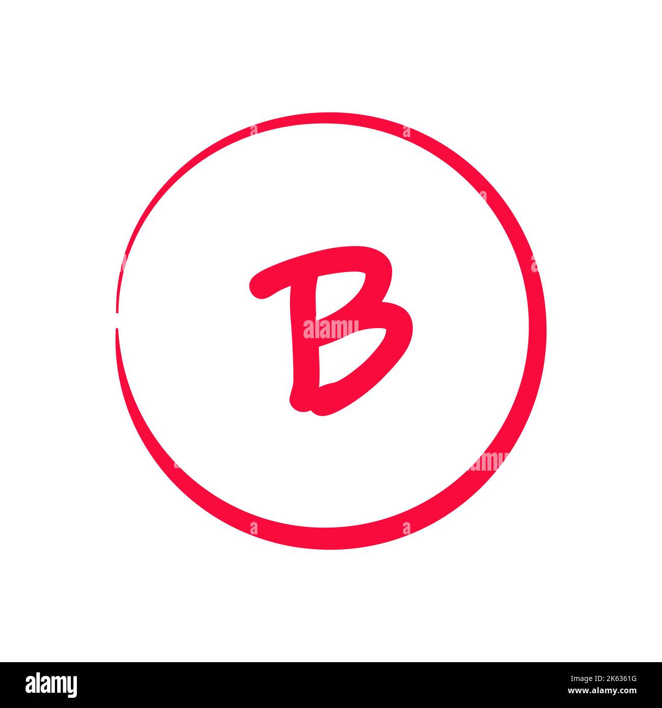 Grading system B . Grades for school sign. Exam result written in red ...