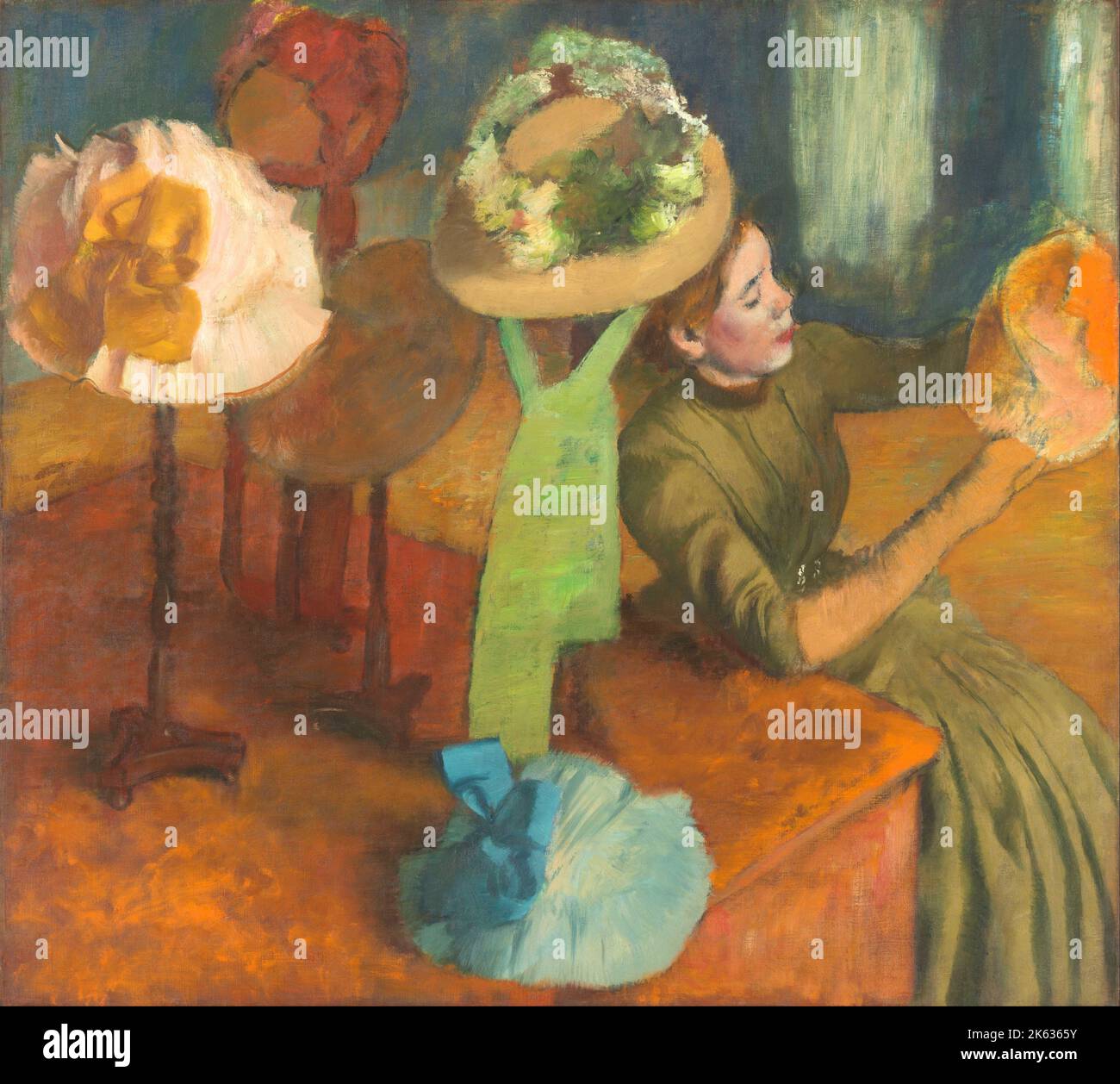 The Millinery Shop, 1885, Painting by Edgar Degas Stock Photo - Alamy