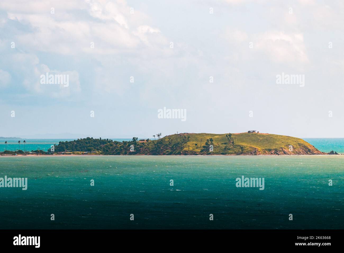 Puerto Rico amazing Cayo Santiago from far away long shot Stock Photo ...