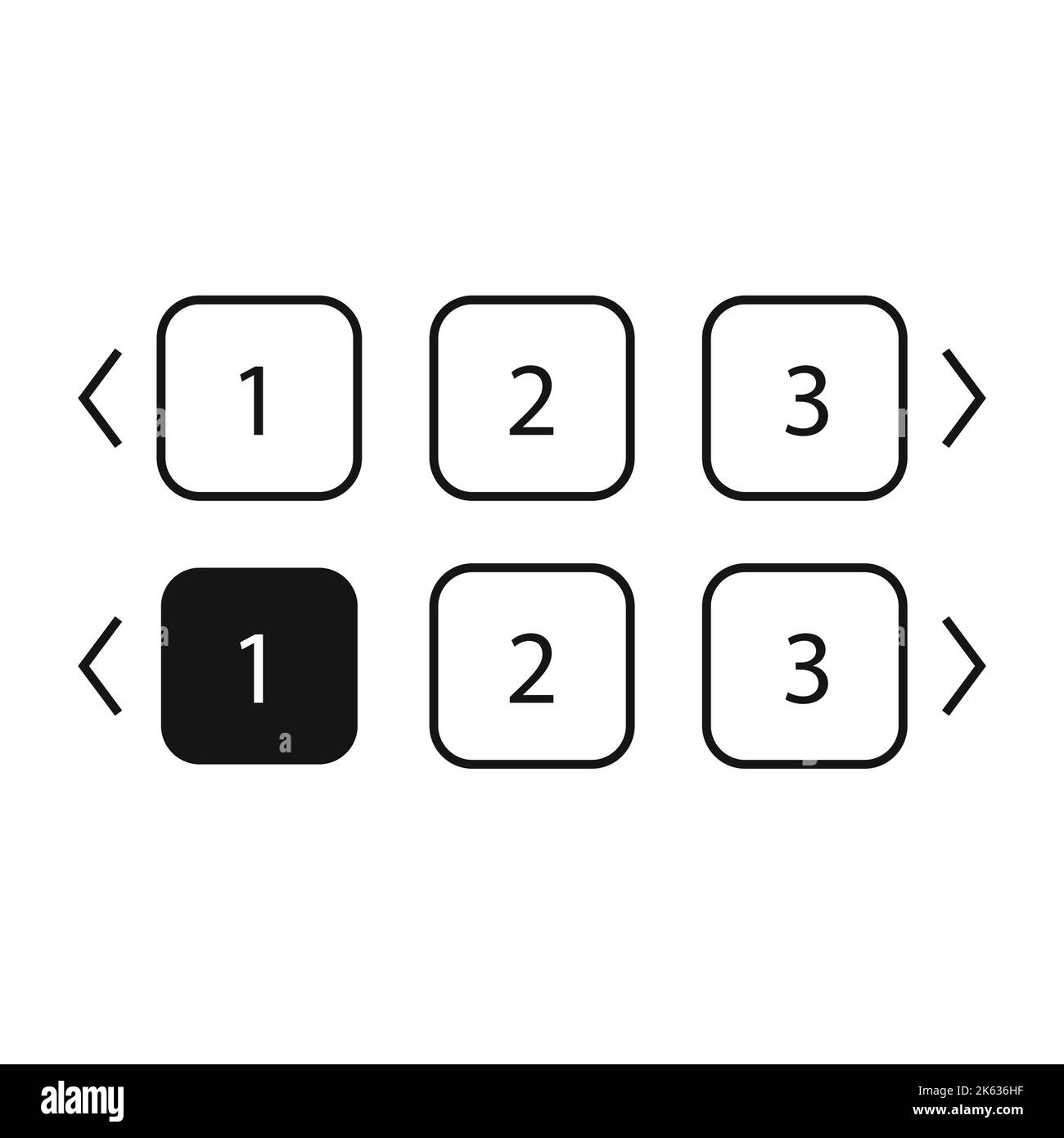 Pagination bars set. Collection buttons for site navigation. Interface ... Pagination bars set. Collection buttons for site navigation. Interface ...
