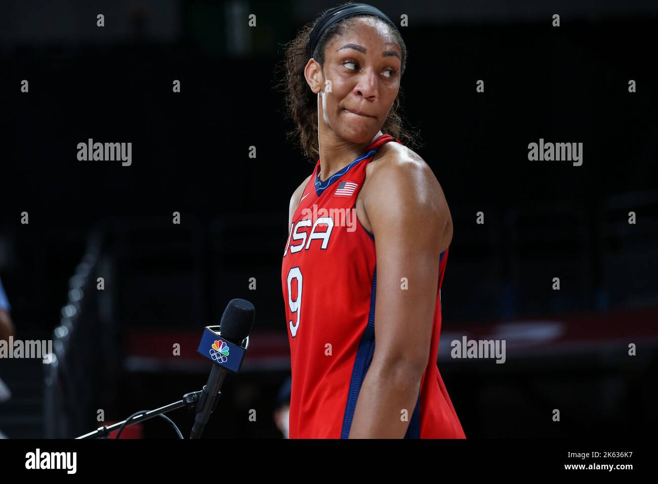 JULY 25th, 2021 - SAITAMA, JAPAN: A'Ja WILSON of United States (Photo ...