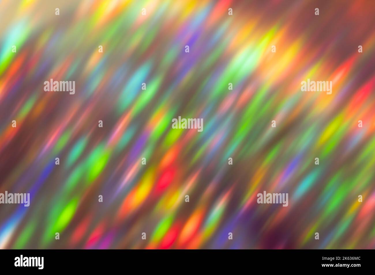 rainbow bokeh light lens flare overlay neon flecks Stock Photo - Alamy