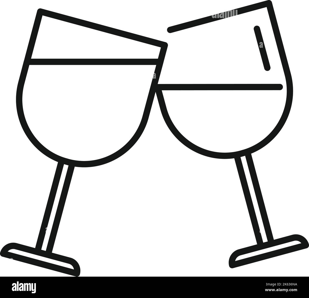 Cheers friend icon outline hi-res stock photography and images - Alamy
