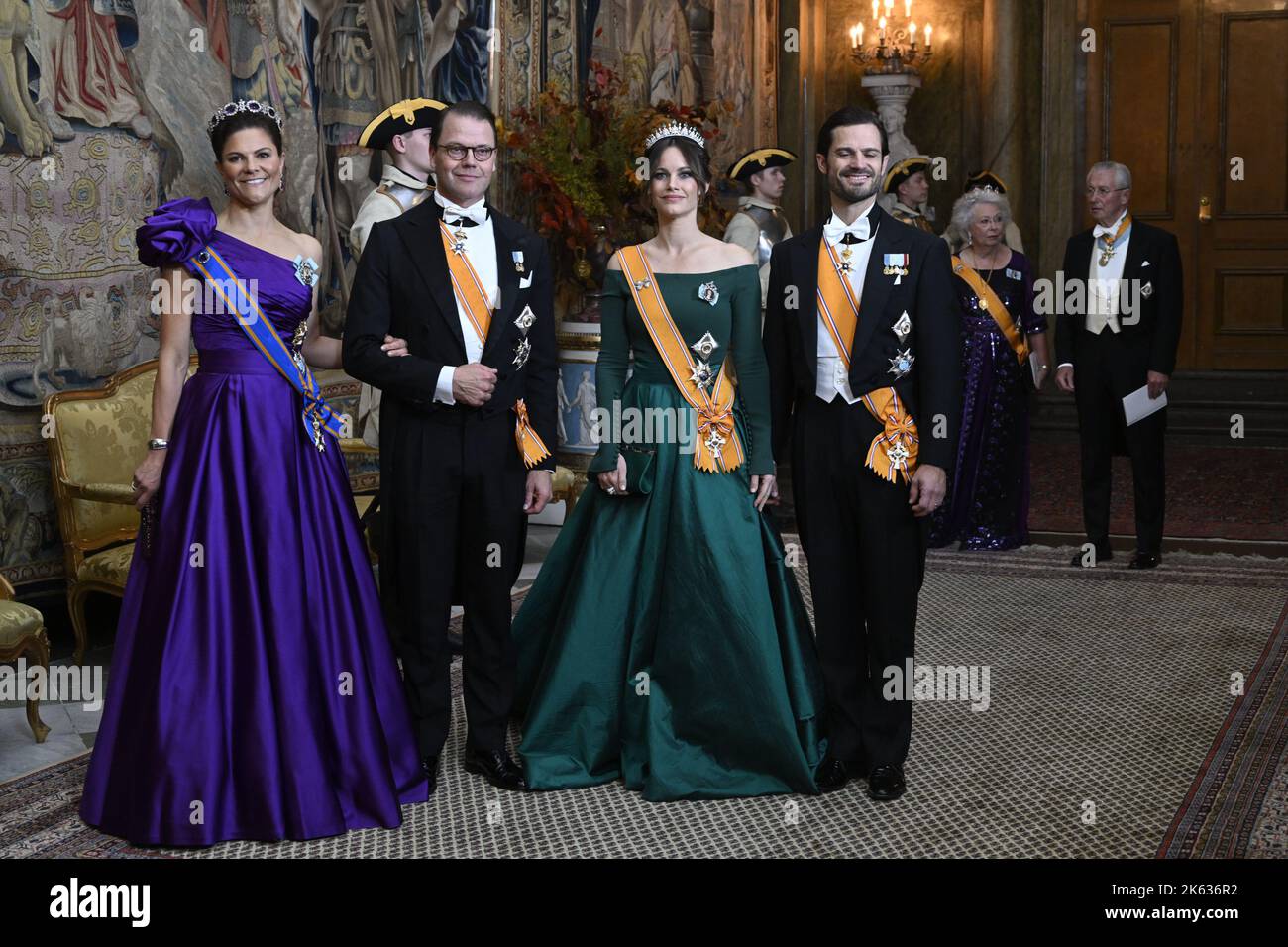 STOCKHOLM 20221011 Crown Princess Victoria, Prince Daniel, Princess ...
