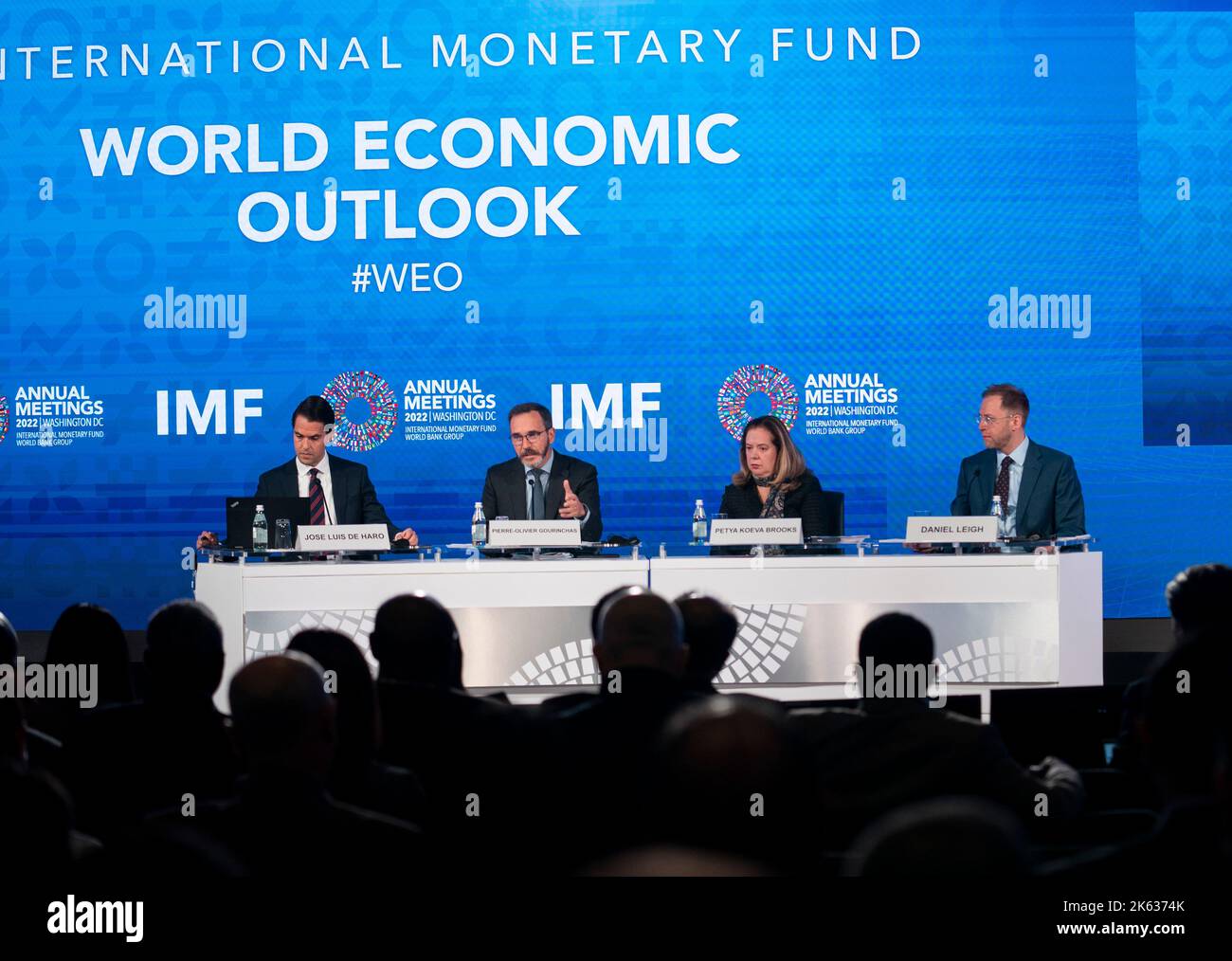 Washington, USA. 11th Oct, 2022. IMF chief economist Pierre-Olivier ...