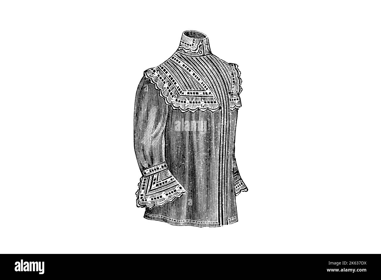 Vintage blouses Black and White Stock Photos & Images - Alamy