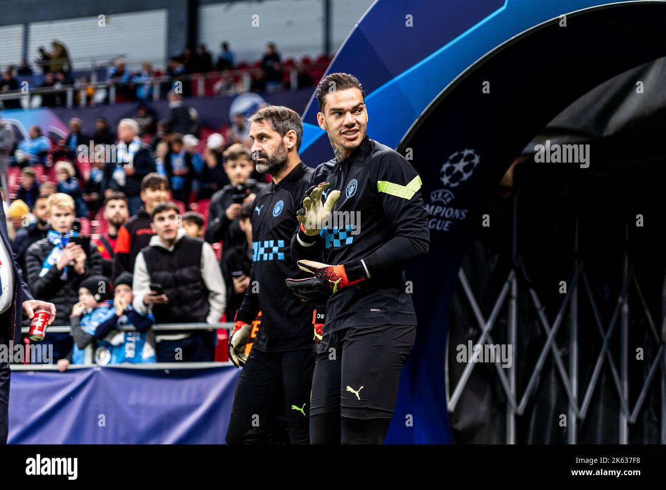 Copenhagen, Denmark. 11th Oct, 2022. Goalkeeper Ederson of Manchester ...
