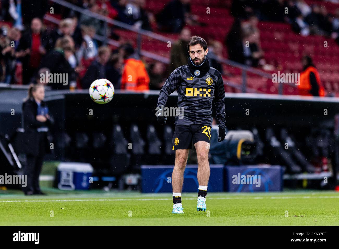 Copenhagen, Denmark. 11th Oct, 2022. Bernardo Silva (20) of Manchester ...
