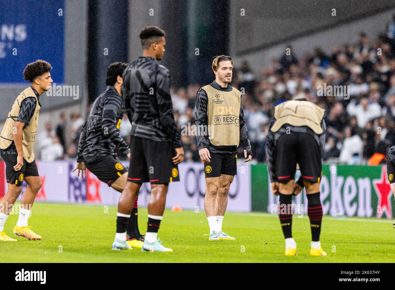 Copenhagen, Denmark. 11th Oct, 2022. Jack Grealish (10) of Manchester ...