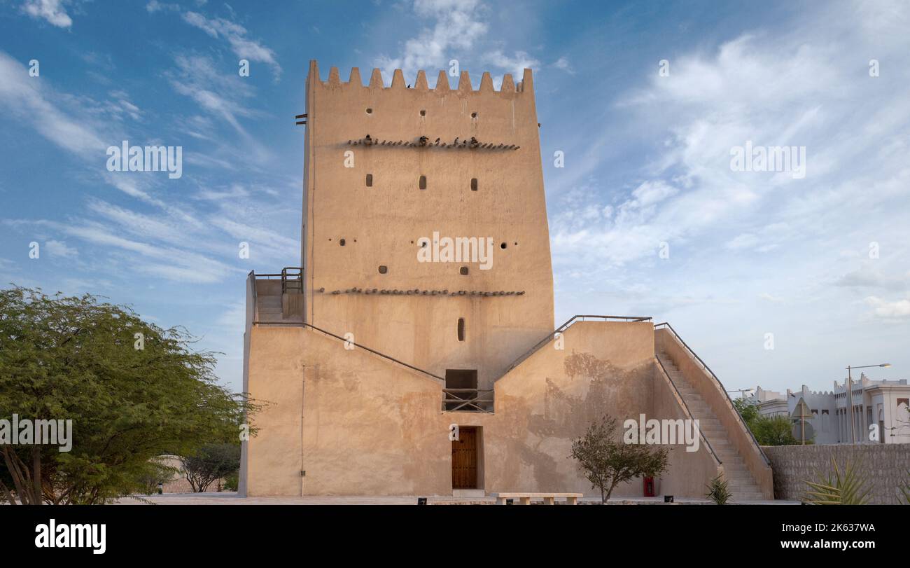 Doha,Qatar- August 08,2022 :Ancient historicn Al Barzan towers in Qatar ...