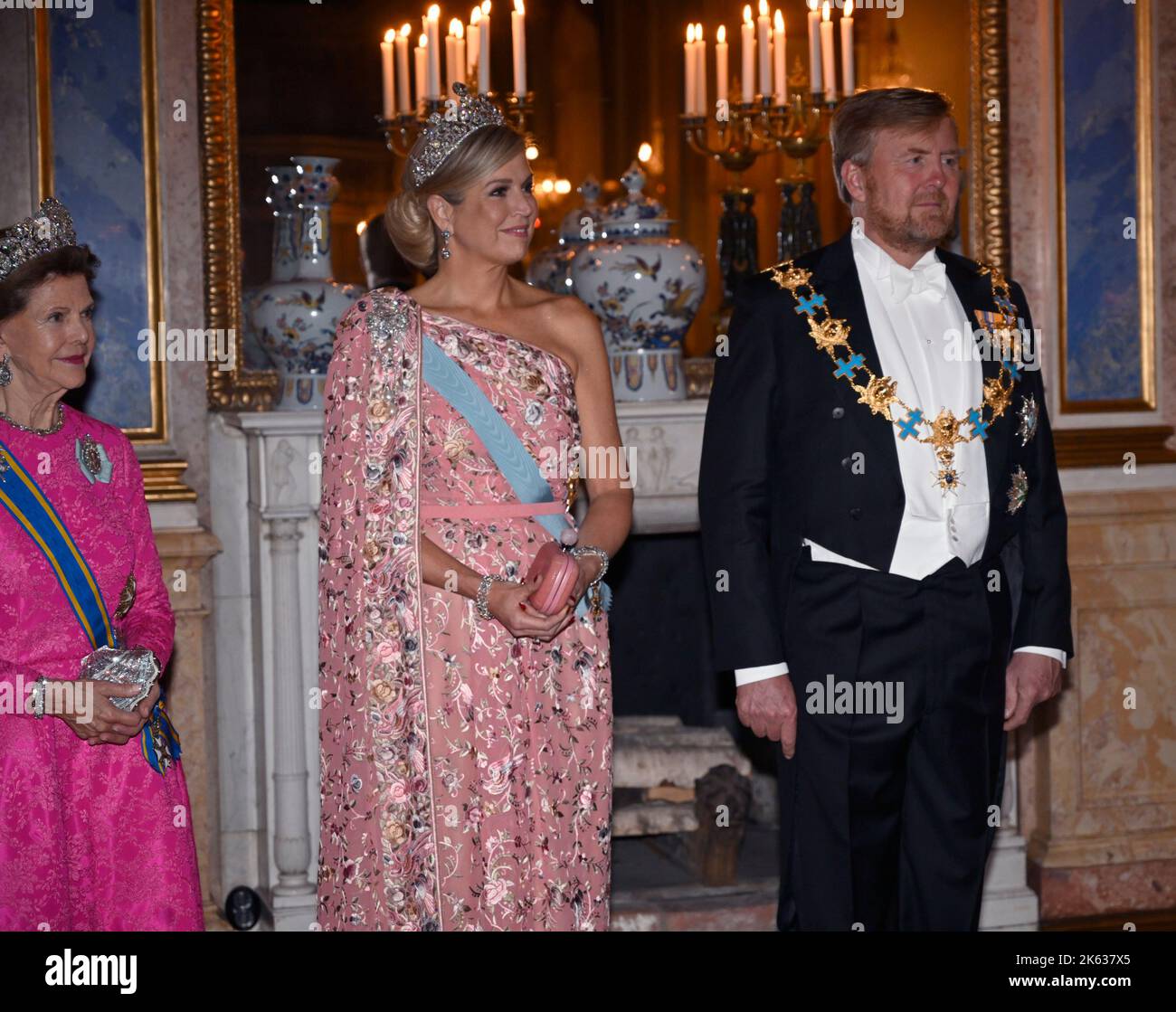 STOCKHOLM 20221011Queen Silvia, Queen Maxima and King Willem-Alexander ...