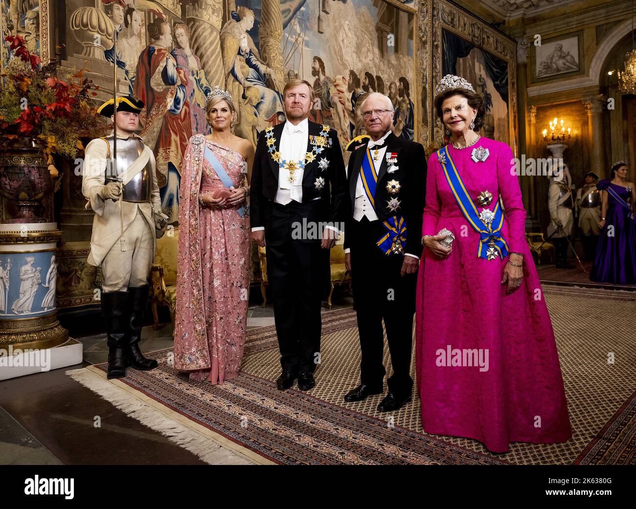 2022-10-11 20:04:07 STOCKHOLM - King Willem Alexander and Queen Maxima ...