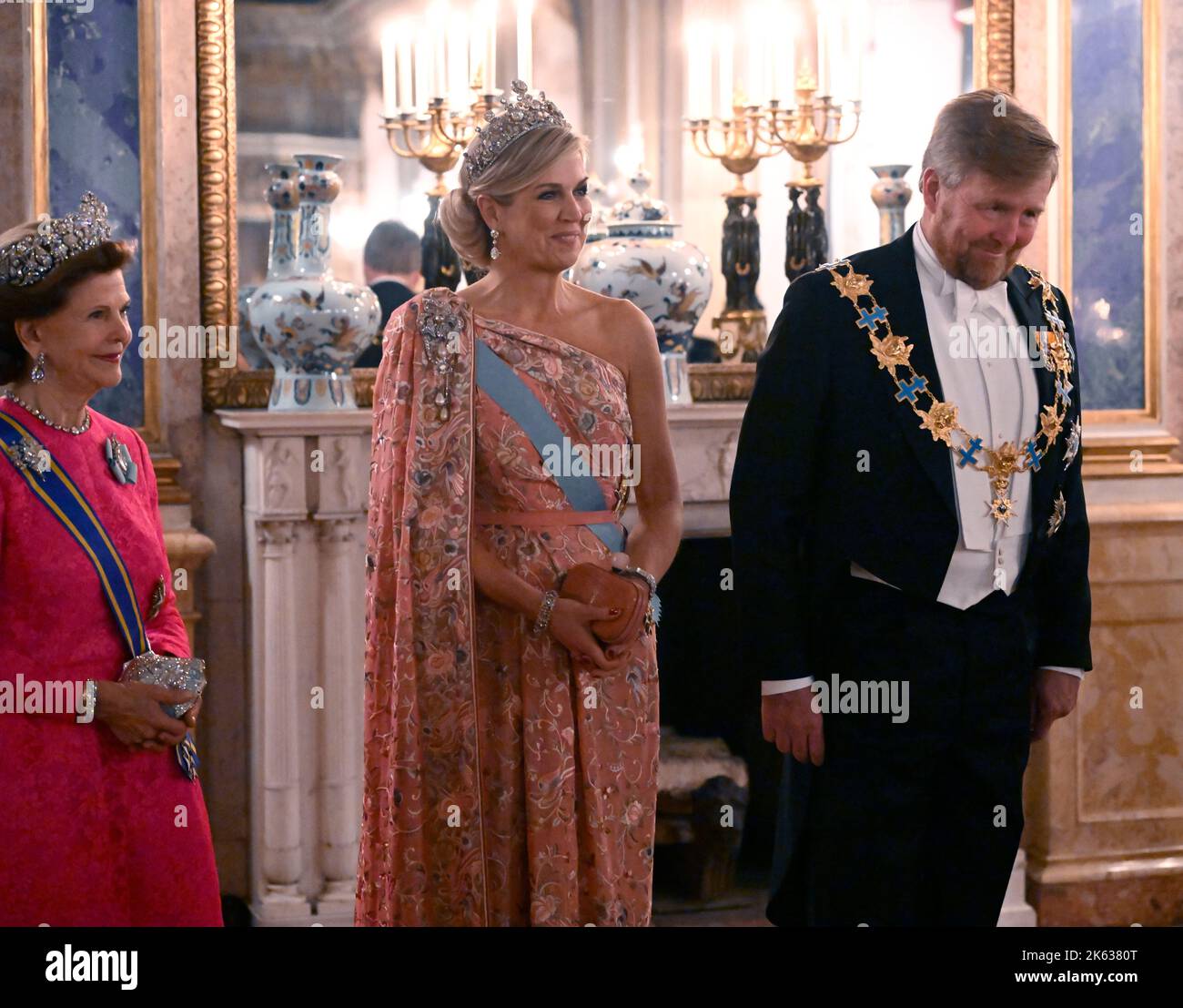 STOCKHOLM 20221011Queen Silvia, Queen Maxima and King Willem-Alexander ...