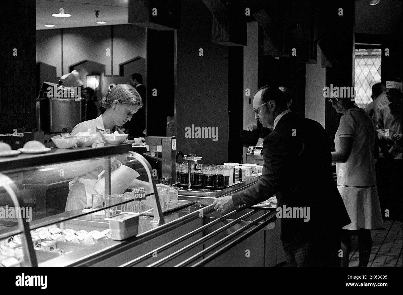 Fast food restaurante in Kansas City, Missouri, 1972 Stock Photo - Alamy