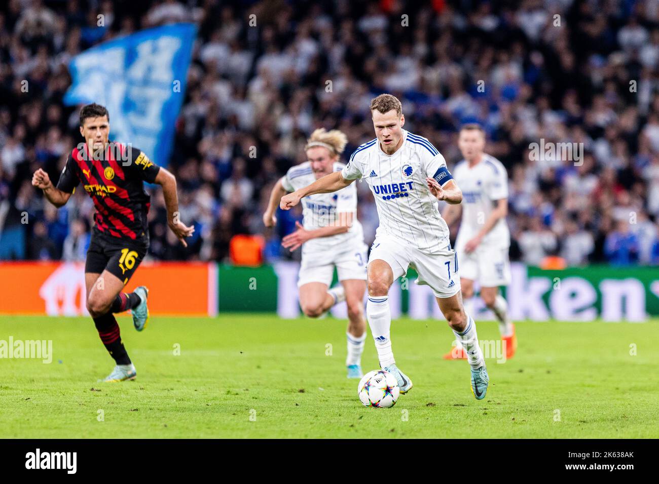Copenhagen, Denmark. 11th Oct, 2022. Viktor Claesson (7) of FC ...
