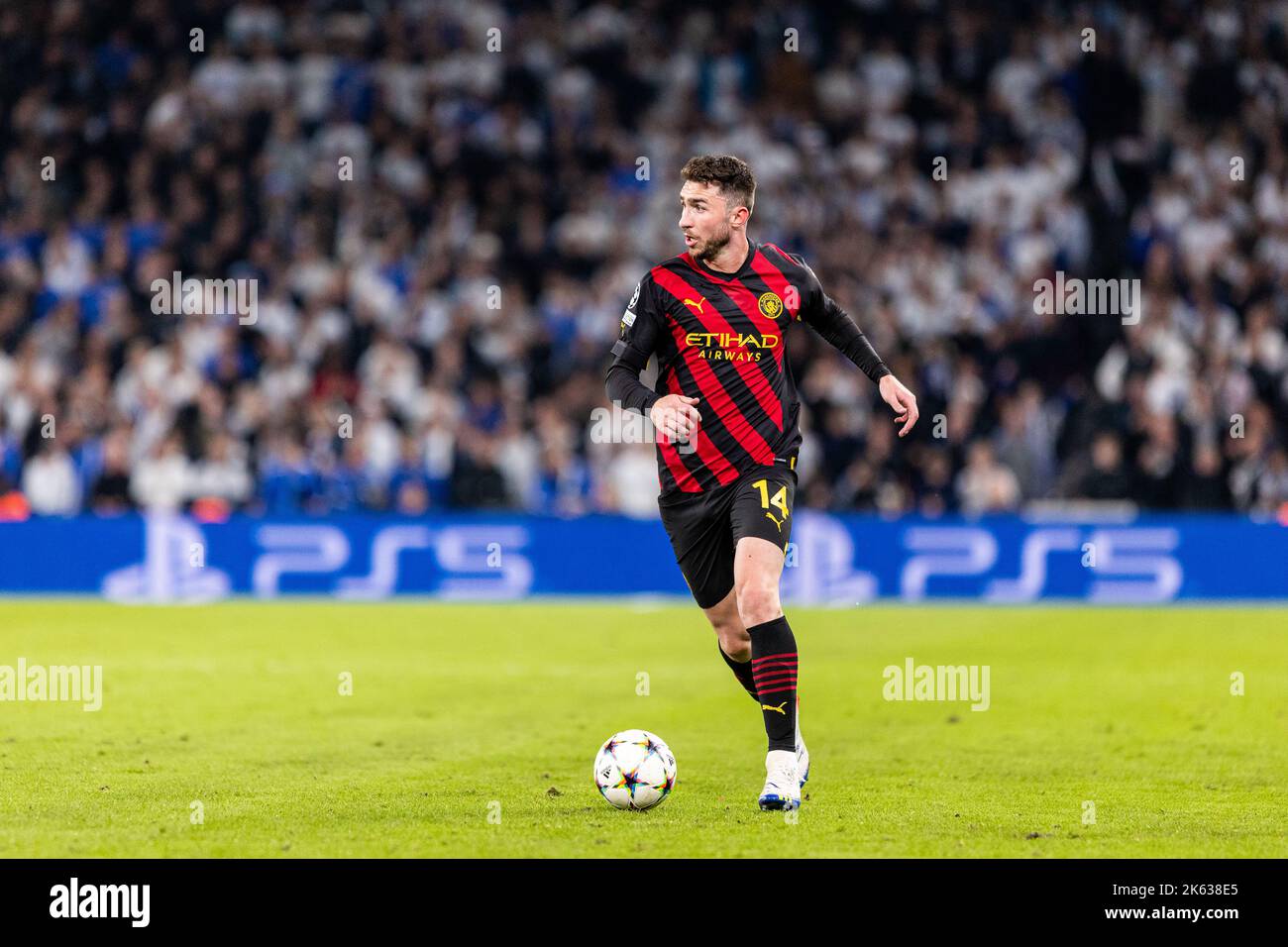 Copenhagen, Denmark. 11th Oct, 2022. Aymeric Laporte (14) of Manchester ...