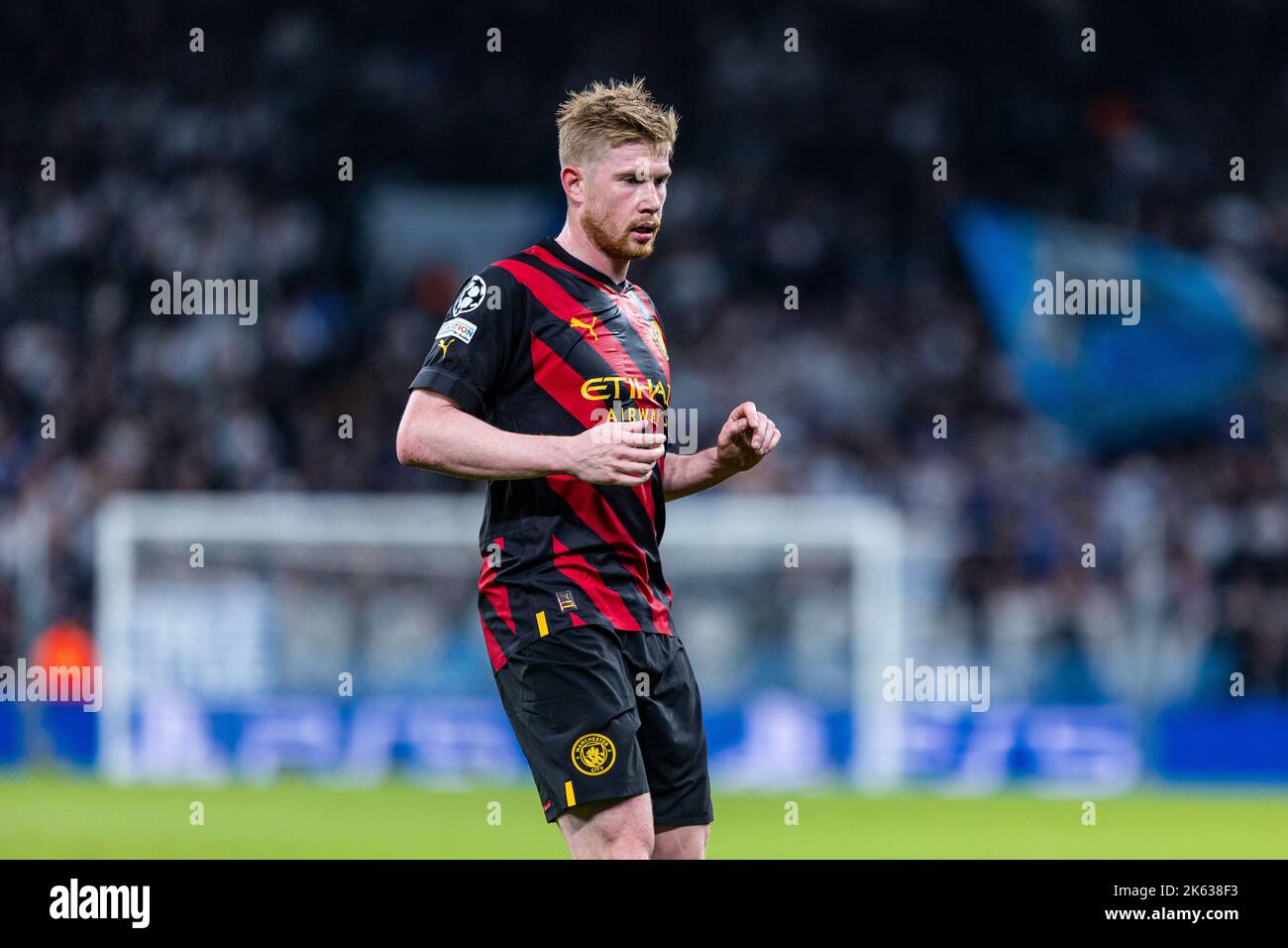 Copenhagen, Denmark. 11th Oct, 2022. Kevin De Bruyne (17) of Manchester ...