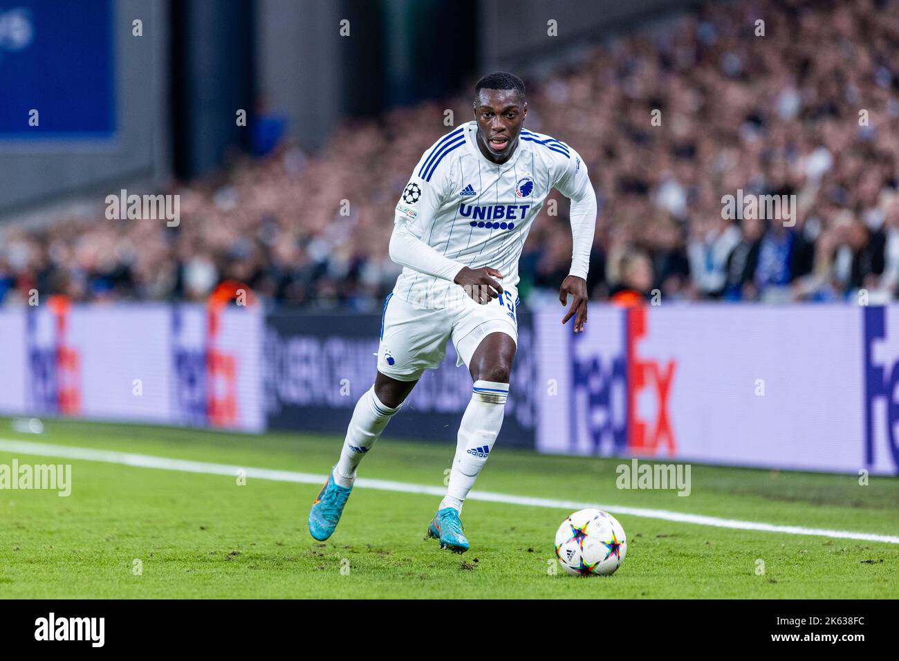 Copenhagen, Denmark. 11th Oct, 2022. Mohammed Daramy (15) of FC ...