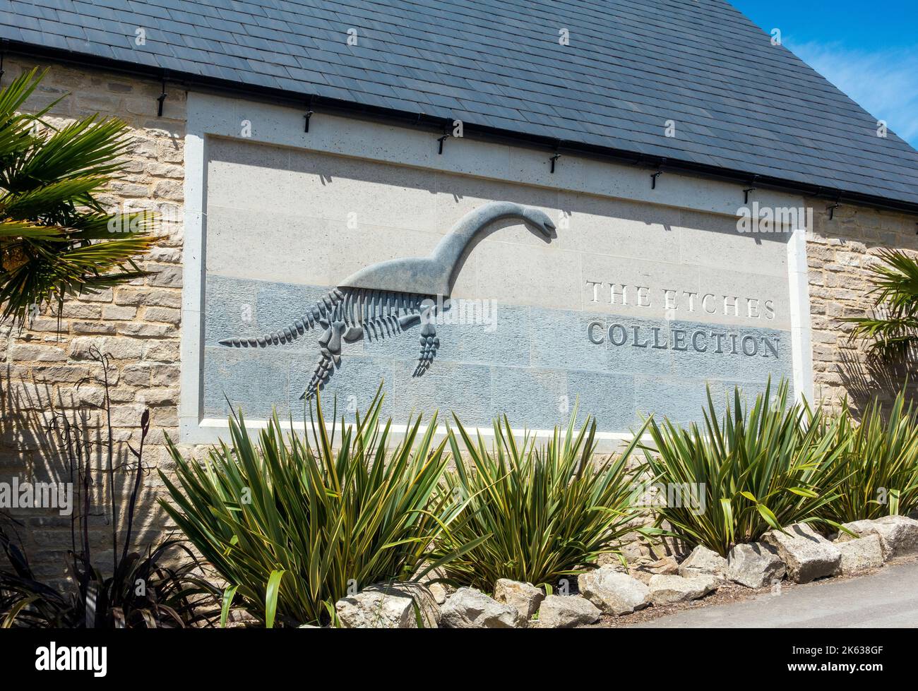 The Etches Collection building exterior, an independent fossil museum ...