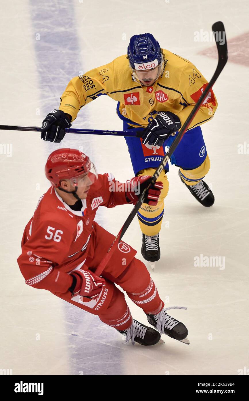 Trinec, Czech Republic. 11th Oct, 2022. From left Marko Dano of Trinec ...