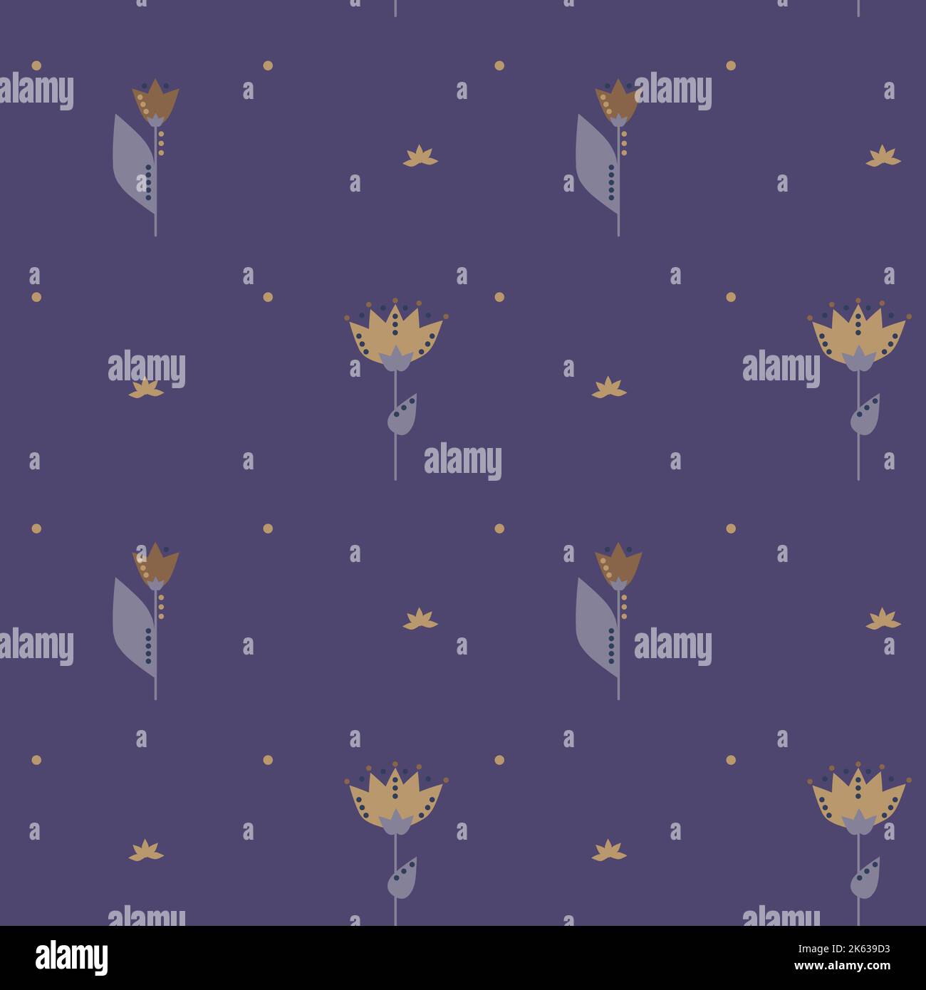 Simple floral motif hi-res stock photography and images - Alamy