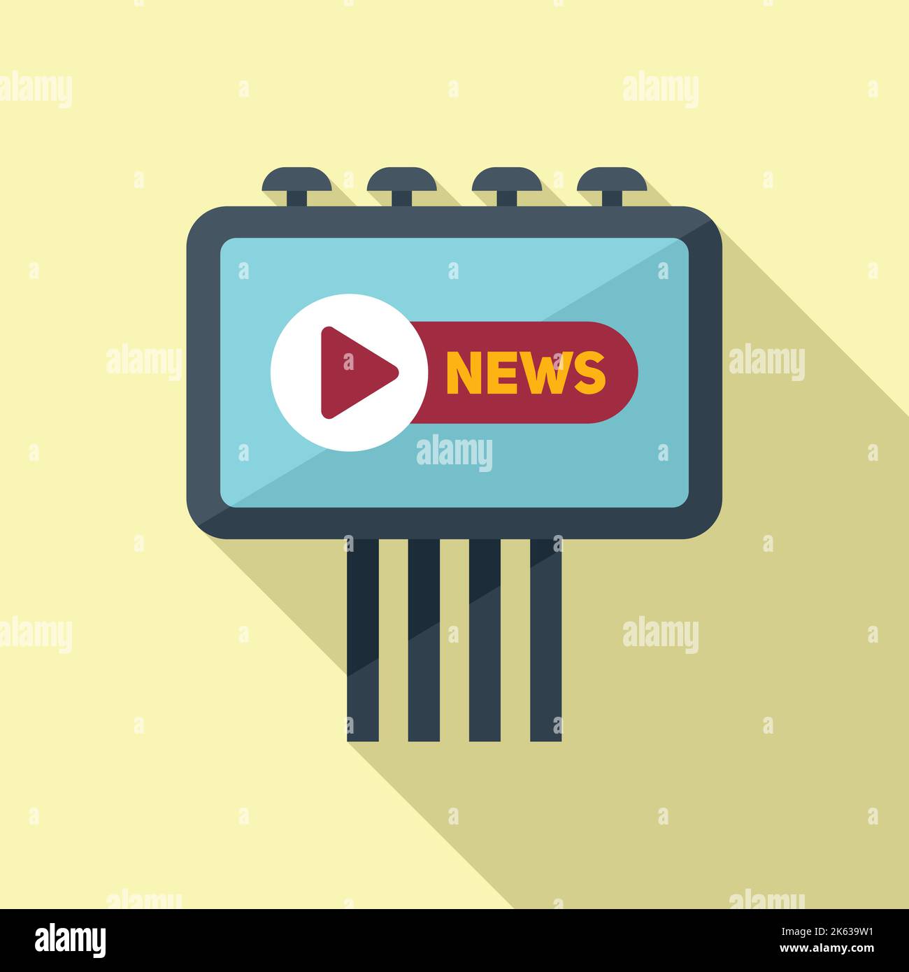 News crew shooting interview Stock Vector Images - Alamy