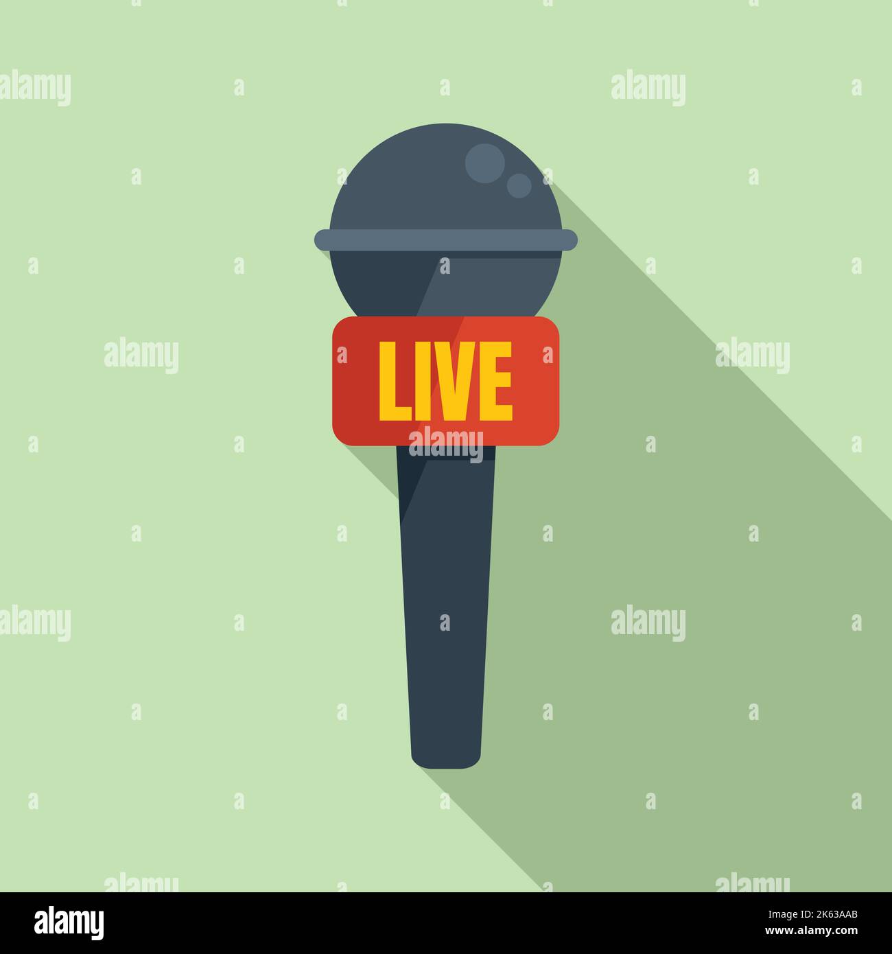 Live microphone announcer Stock Vector Images - Alamy