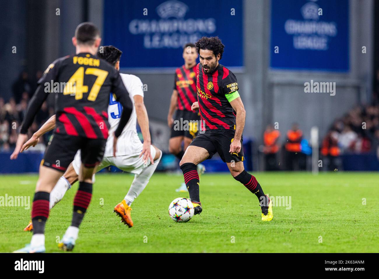 Copenhagen, Denmark. 11th Oct, 2022. Ilkay Gundogan (8) of Manchester ...
