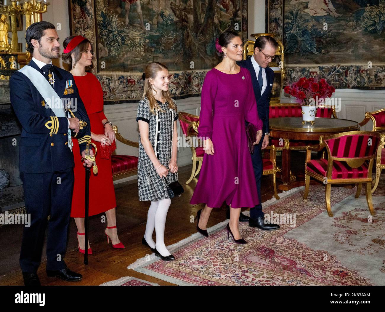 Stockholm, Schweden. 11th Oct, 2022. Crown Princess Victoria and Prince ...