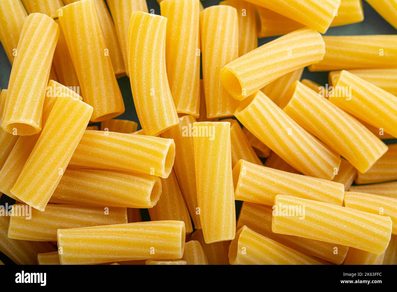 Raw tortiglioni pasta for cooking healthy Stock Photo - Alamy