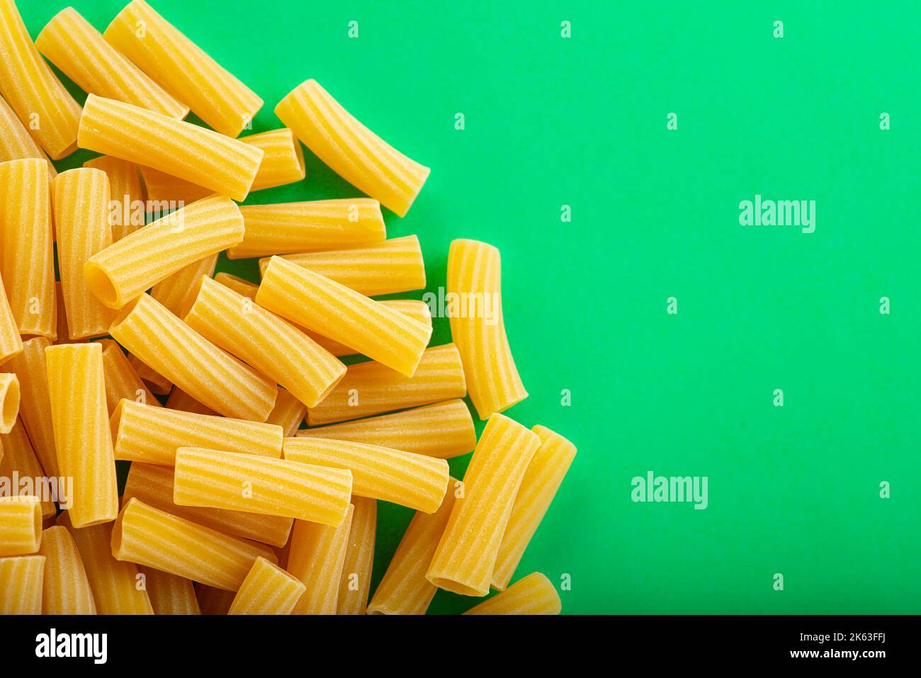 Raw tortiglioni pasta for cooking healthy Stock Photo - Alamy