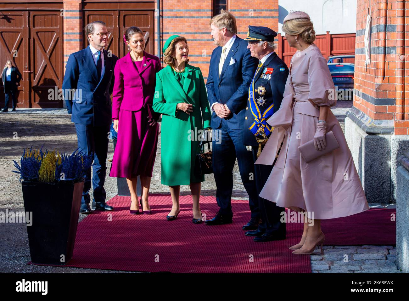 King Willem-Alexander and Queen Maxima of the Netherlands with King ...