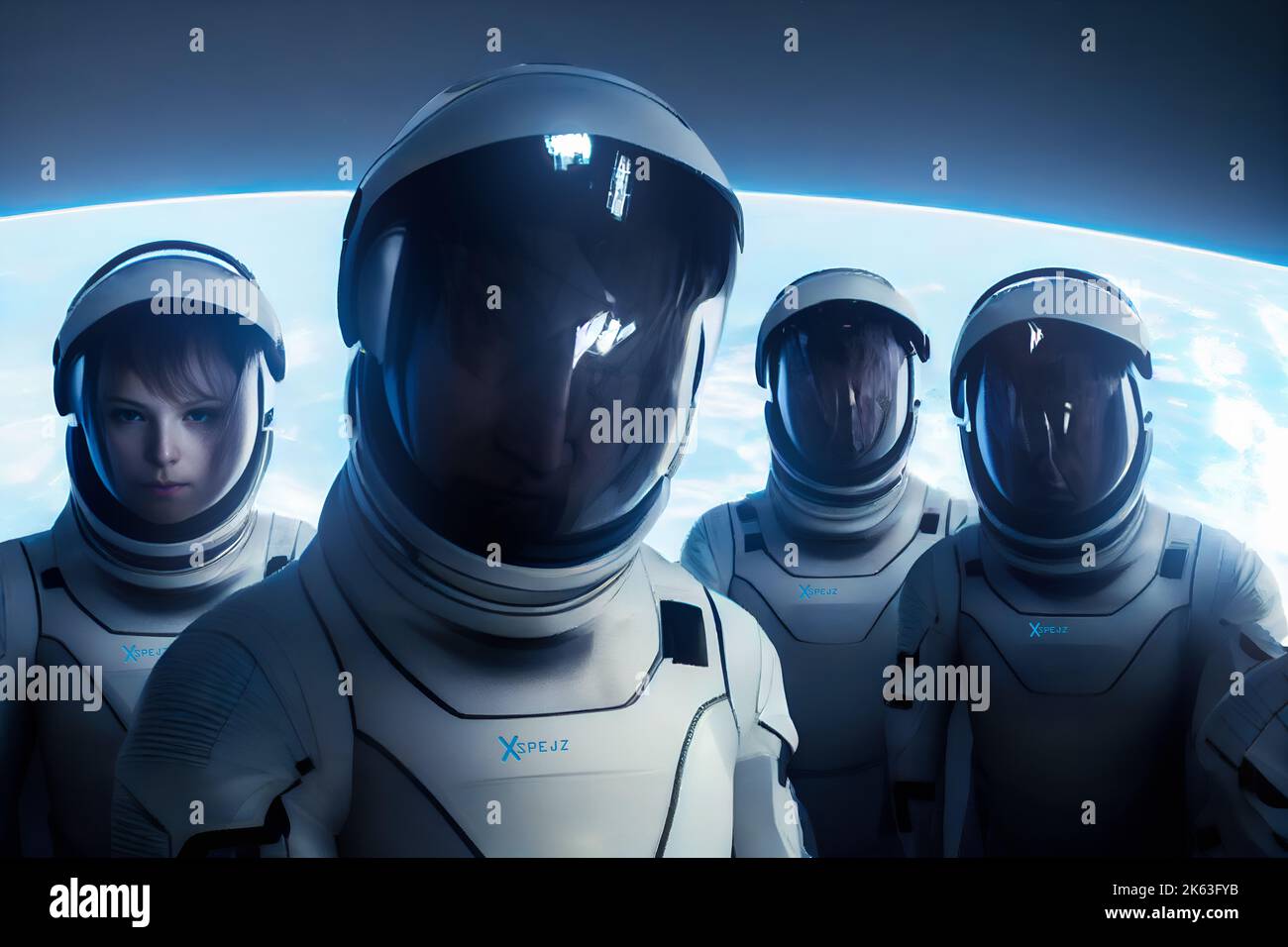 Astronauts On Mars Mission