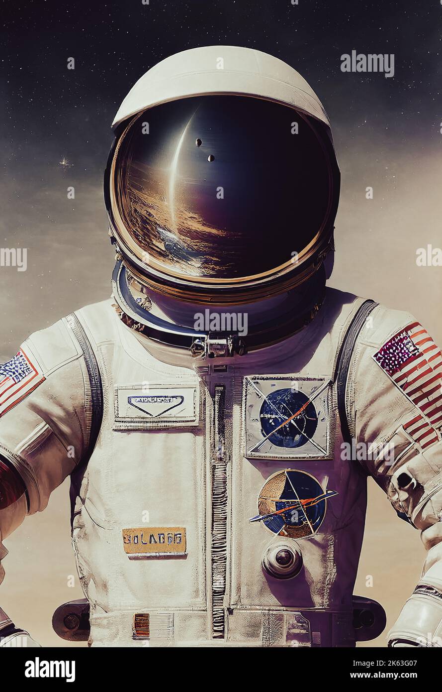 Realistic space helmet hi-res stock photography and images - Alamy